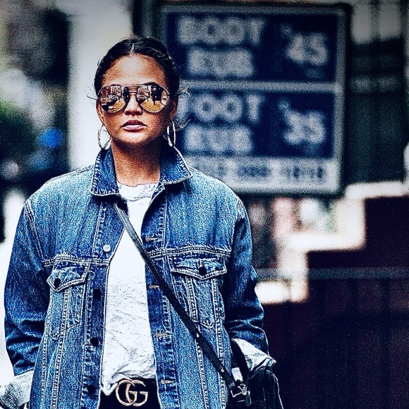 kate spade | Jackets & Coats | Vintage Oversized Kate Spade Jean Denim ...